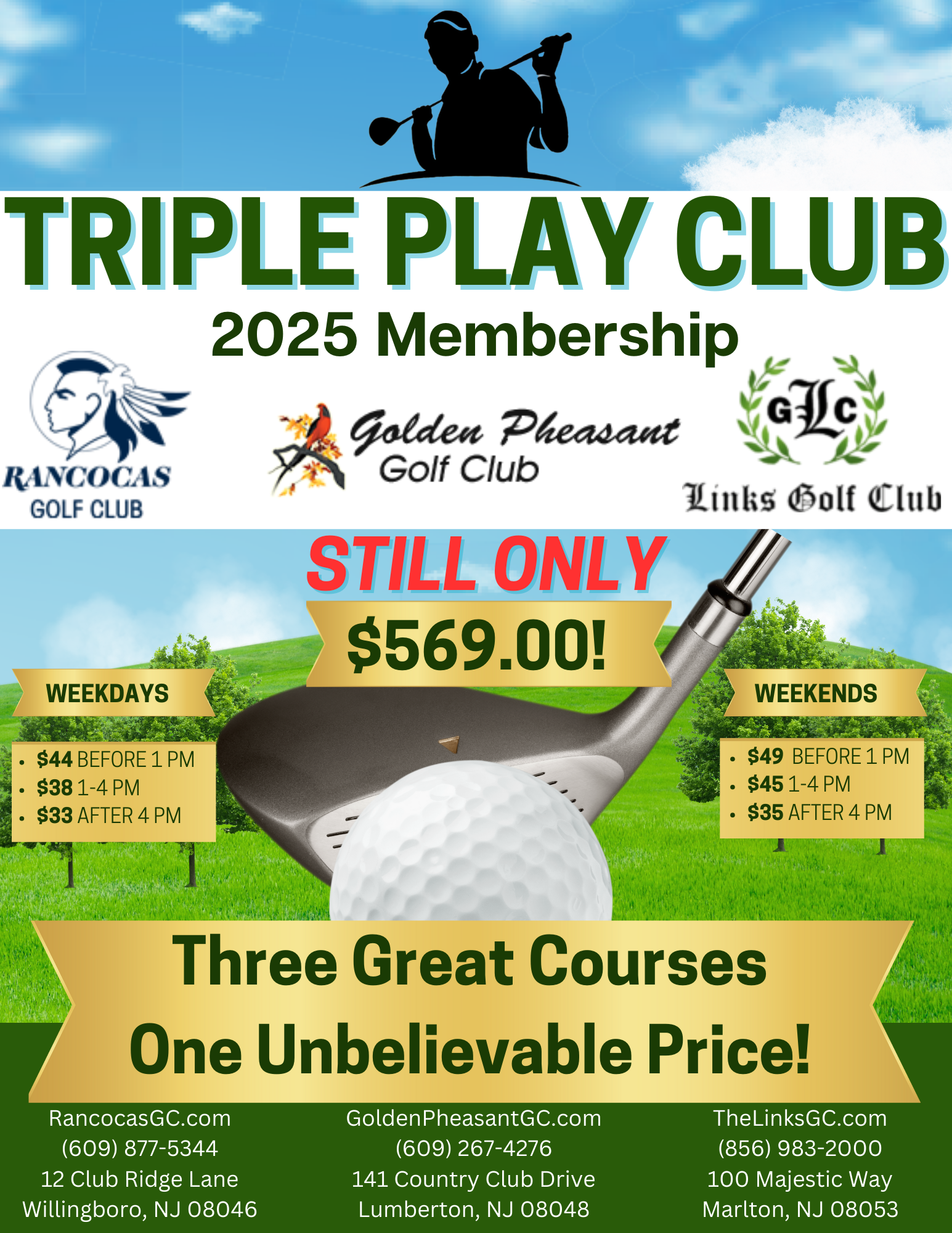 Triple Play Club - Rancocas Golf Club